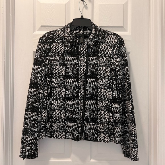 Grace Elements | Jackets & Coats | Black And White Structured Jacket ...